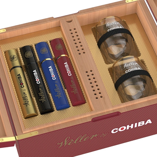 Weller by Cohiba Humidor Gift Set - CigarsCity.com