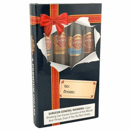 Punch Holiday Gift Set - 4 Cigars - CigarsCity.com