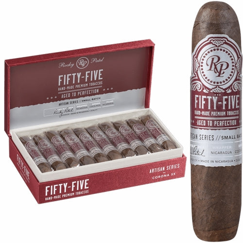 Rocky Patel Fifty Five Corona (4" x 55) - Box of 20 - CigarsCity.com