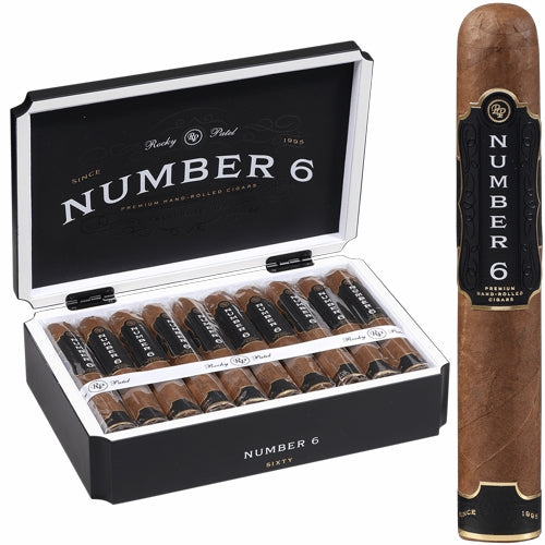 Rocky Patel Number 6 Gordo (Sixty) (6" x 60) Box of 20 - CigarsCity.com